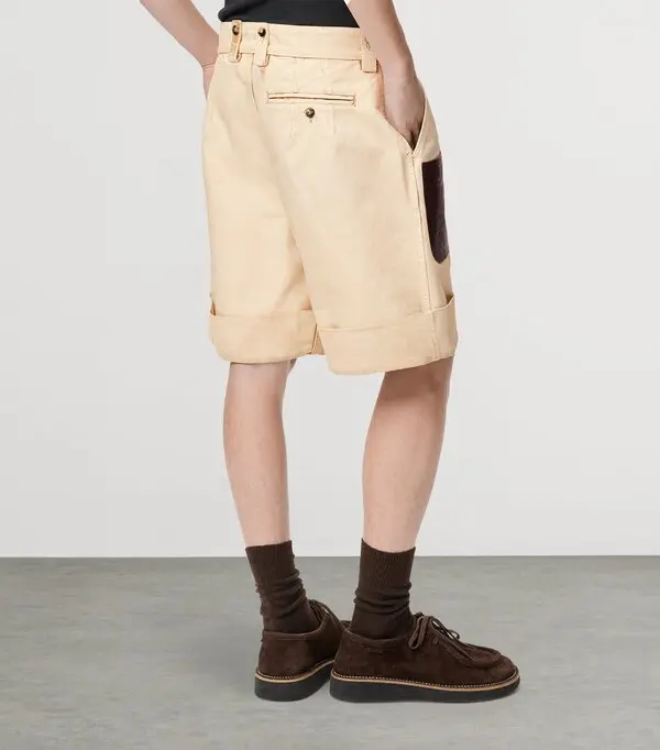 Loewe Cotton Turn-up Shorts