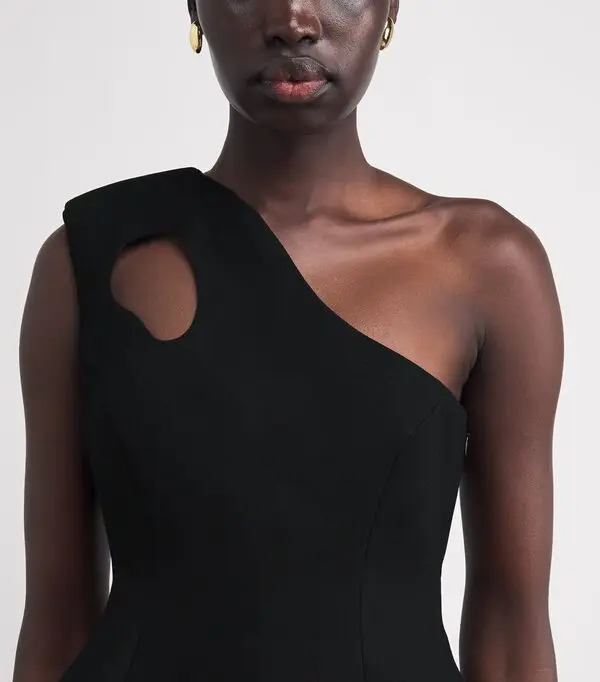 ROKSANDA Crepe One-shoulder Vala Blouse