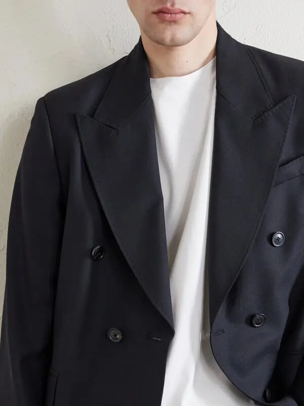 ATON Suvin Cotton Long-sleeved T-shirt - White