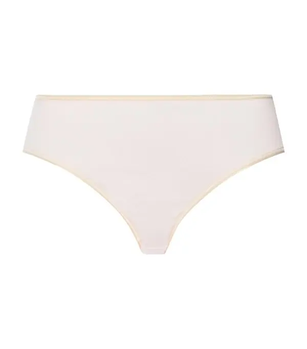 Hanro Cotton Seamless Midi Briefs - Pink