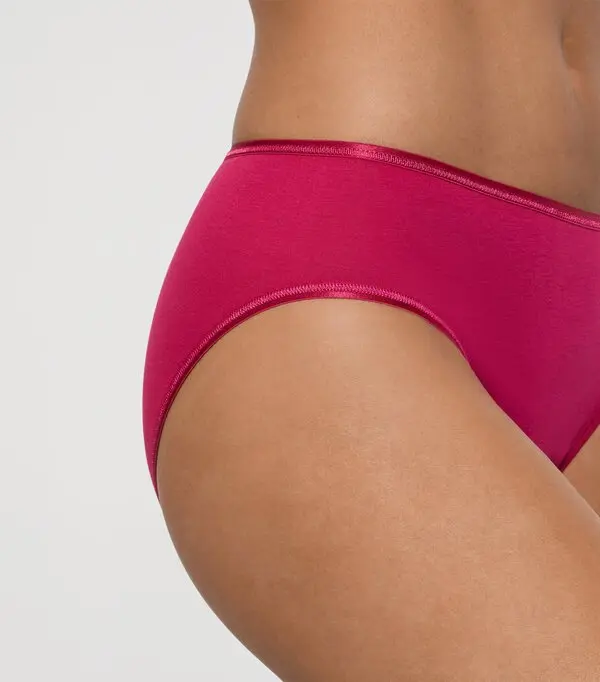 Hanro Cotton Seamless Midi Briefs