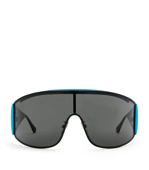 Loewe Metal Speed Shield Sunglasses - Black