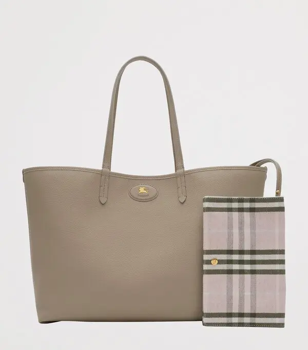 Burberry Medium Leather Bloomsbury Tote - Pink