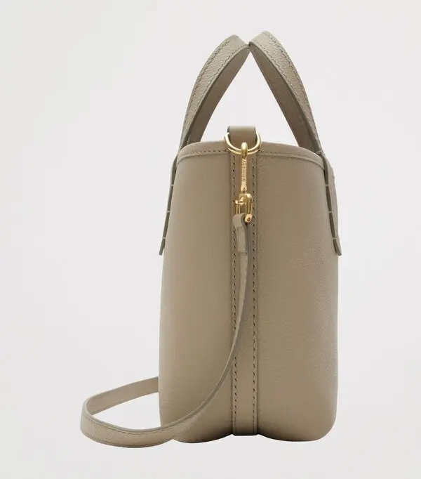 Burberry Mini Leather Reversible Bloomsbury Tote Bag