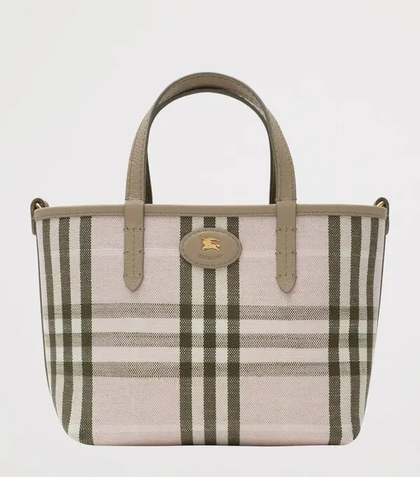Burberry Mini Leather Reversible Bloomsbury Tote Bag