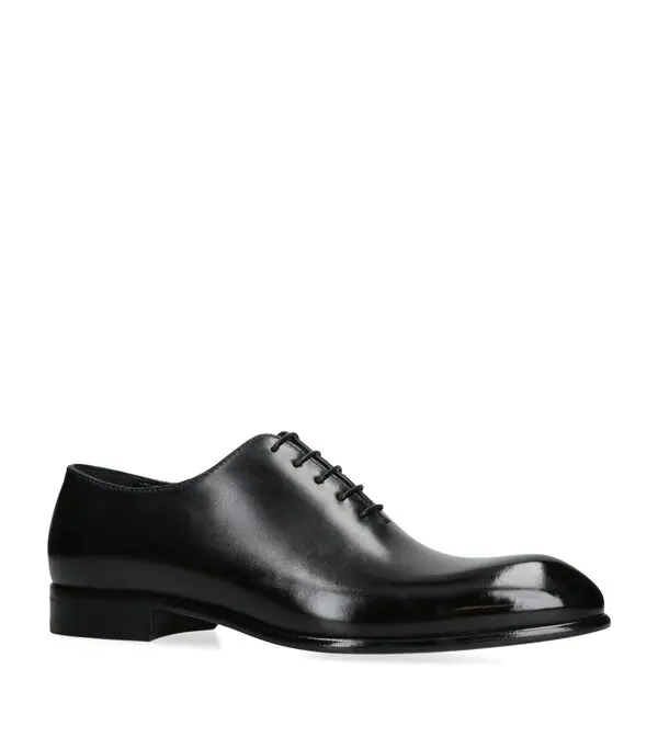 Zegna Leather Vienna Oxford Shoes
