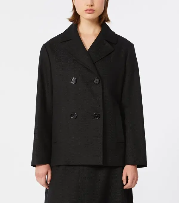 Max Mara Linen-blend Double-breasted Arco Jacket