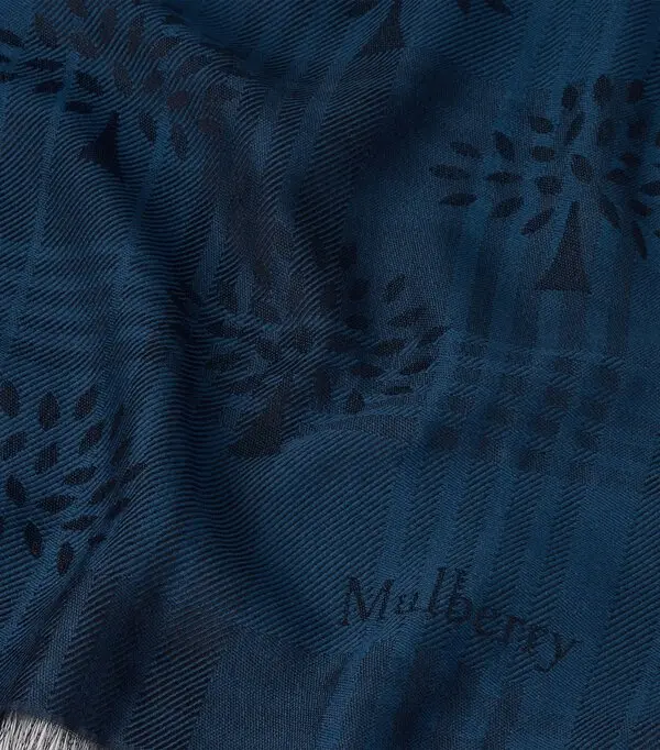 Mulberry Wool-silk Tree Scarf