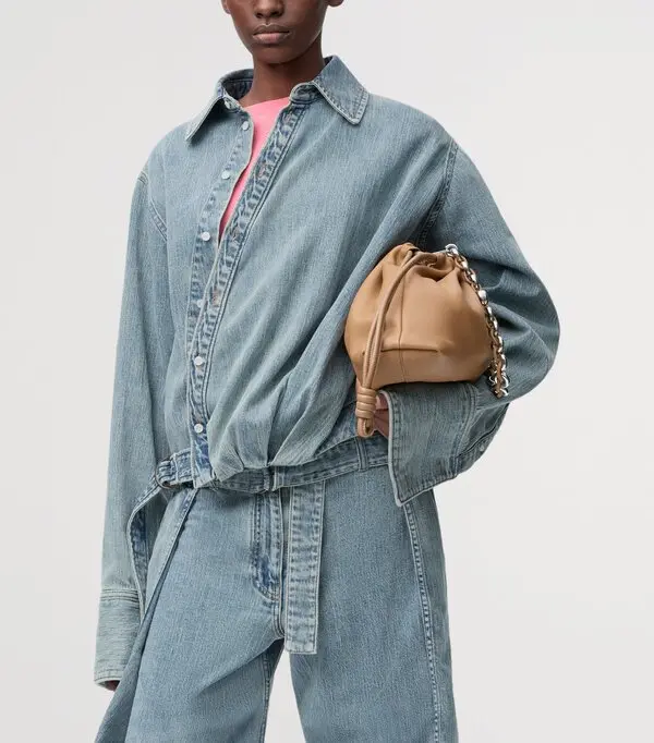 Loewe Cotton-blend Draped Shirt