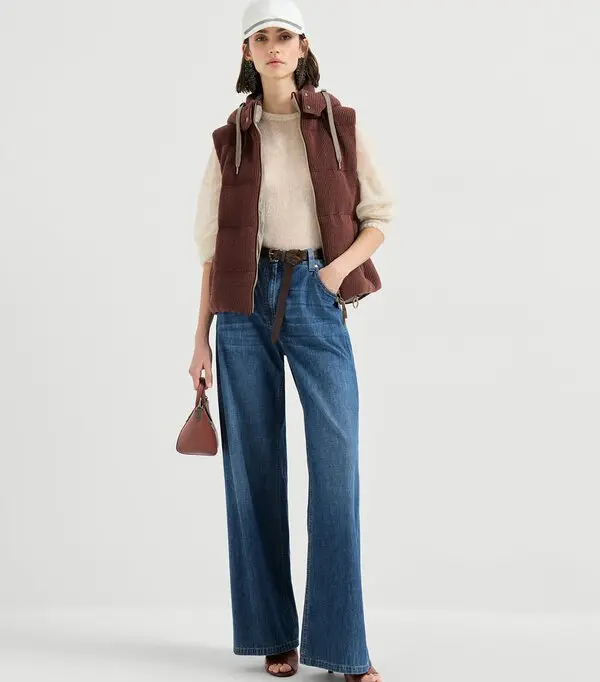 Brunello Cucinelli Monili-embellished Straight Leg Jeans