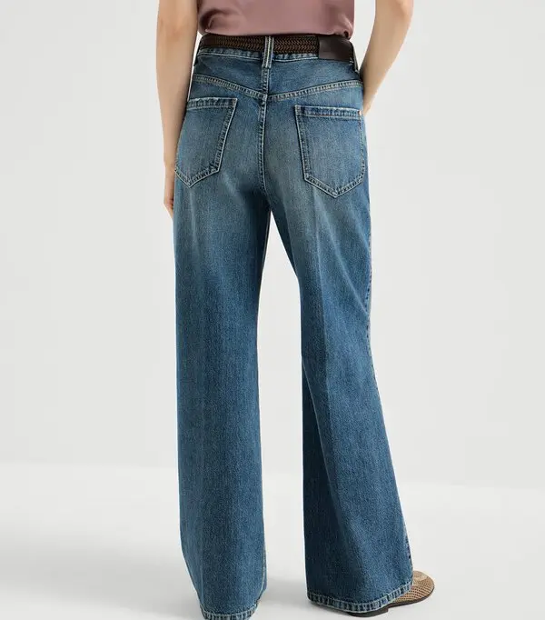 Brunello Cucinelli Flared Jeans - Blue