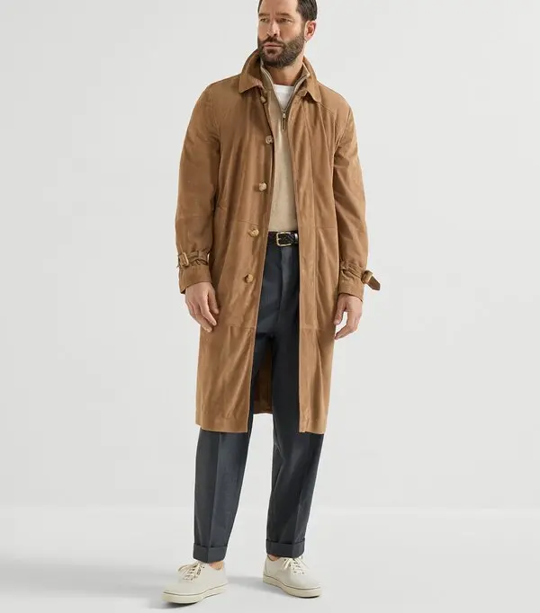 Brunello Cucinelli Cashmere Quarter-zip Sweater - Brown