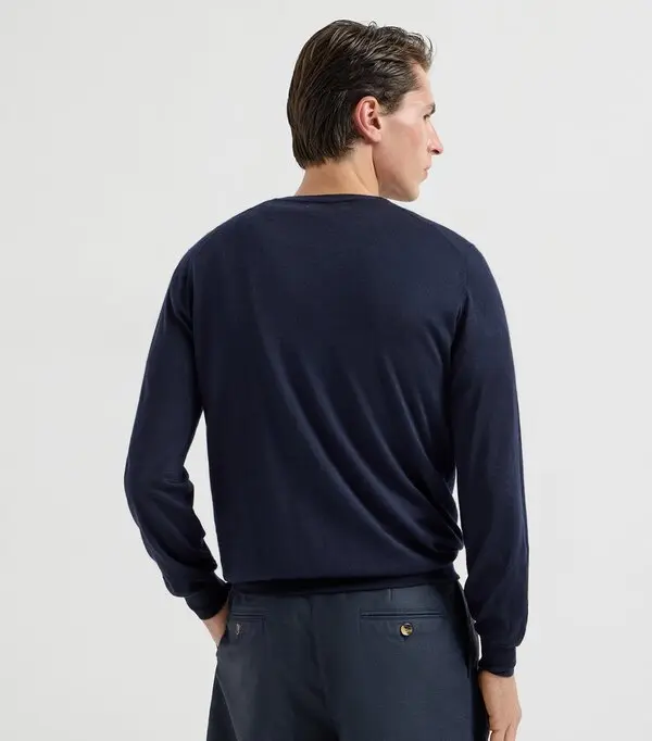 Brunello Cucinelli Cashmere-silk Crew-neck Sweater