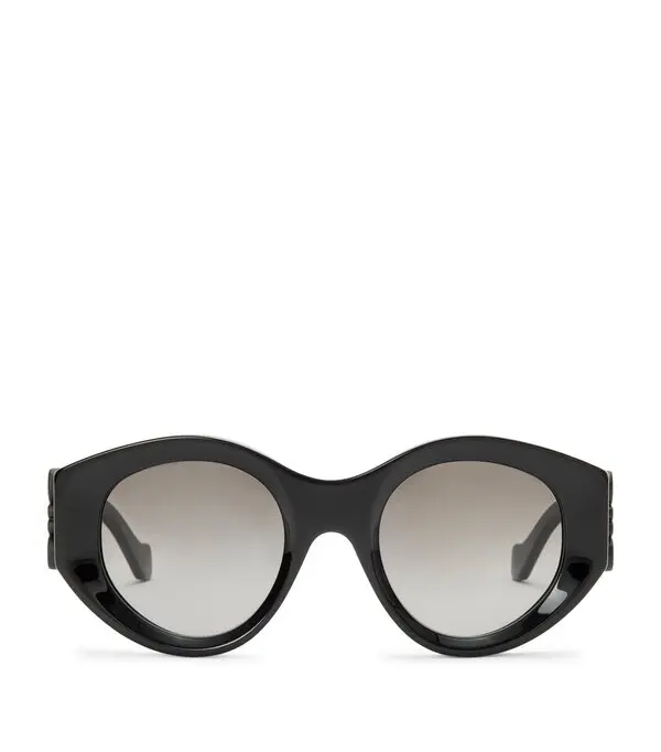 Loewe Maxi Anagram Butterfly Sunglasses - Black