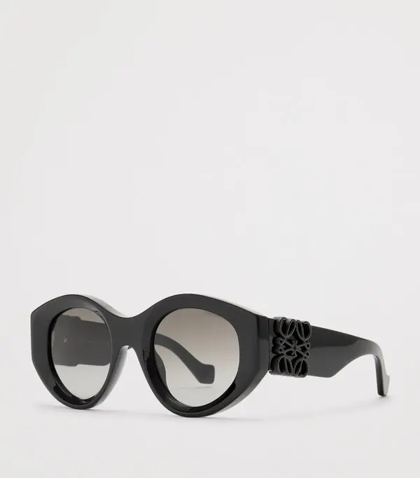 Loewe Maxi Anagram Butterfly Sunglasses - Black