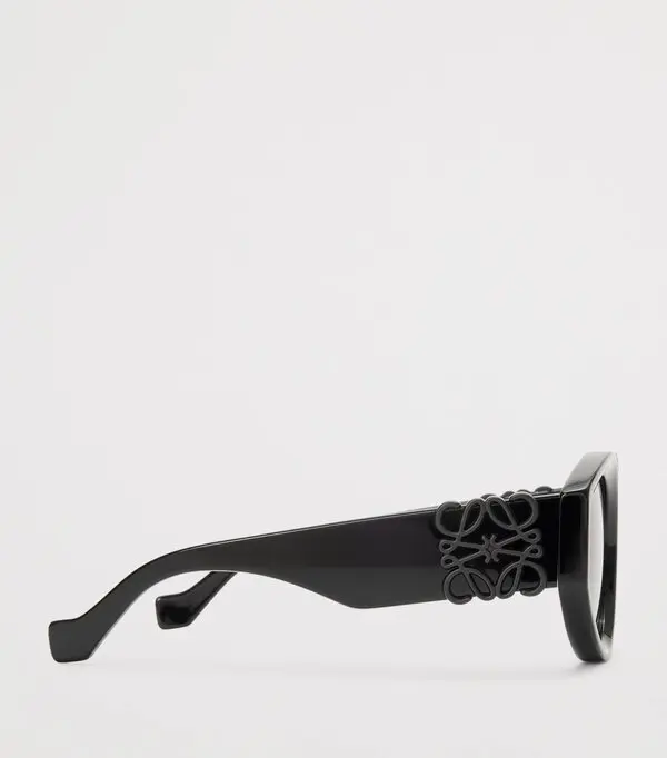 Loewe Maxi Anagram Butterfly Sunglasses - Black