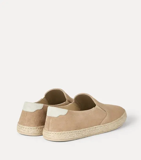 Brunello Cucinelli Suede Espadrilles - Orange