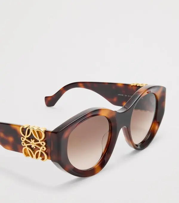 Loewe Maxi Anagram Butterfly Sunglasses - Brown