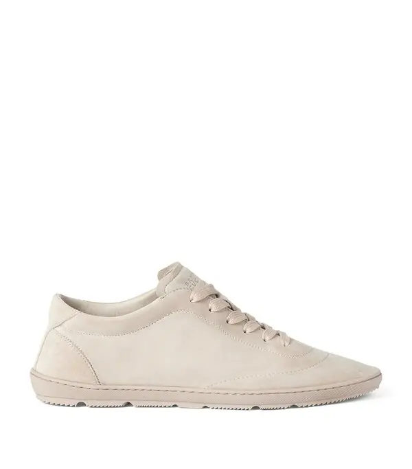 Brunello Cucinelli Suede Low-top Sneakers - Beige