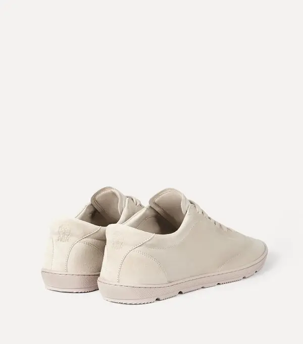 Brunello Cucinelli Suede Low-top Sneakers - Beige