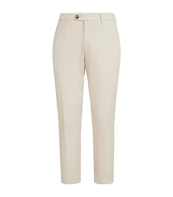 Brunello Cucinelli Pima Cotton Comfort Gabardine Trousers