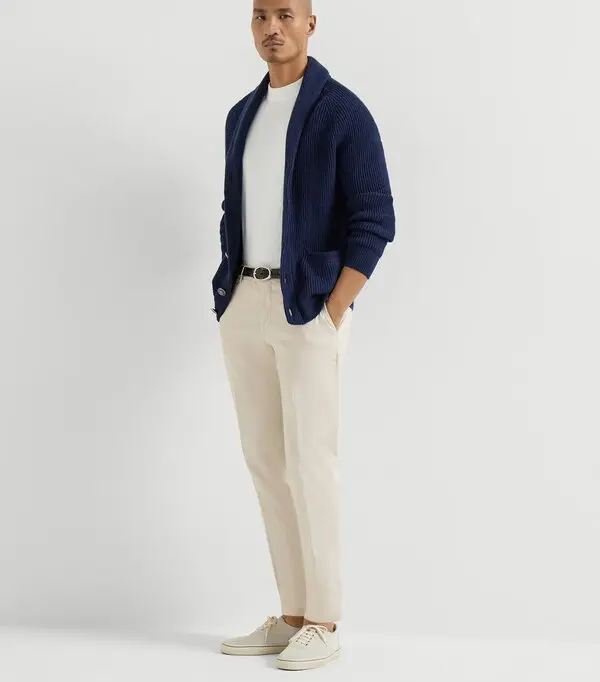 Brunello Cucinelli Pima Cotton Comfort Gabardine Trousers