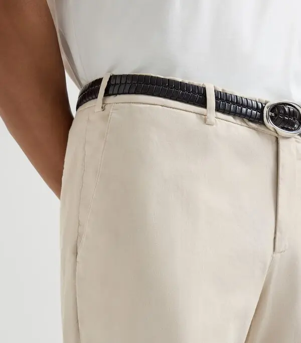 Brunello Cucinelli Pima Cotton Comfort Gabardine Trousers