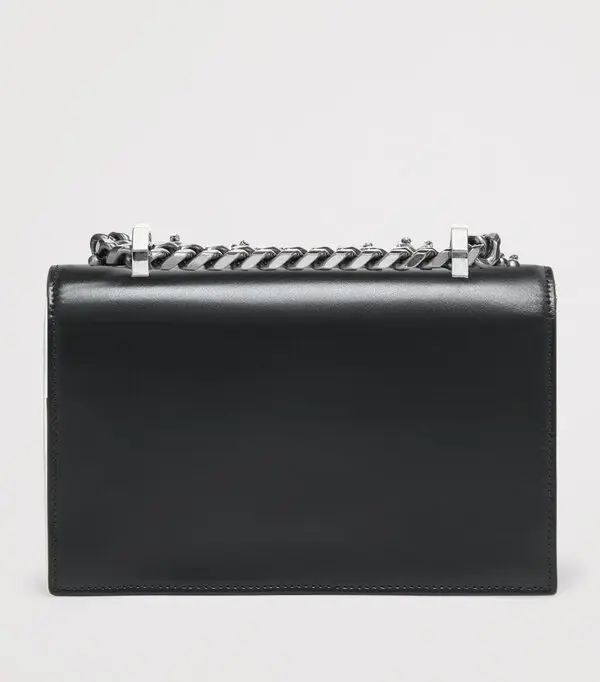 Alexander McQueen Mini Leather Cross-body Bag With Embellishments