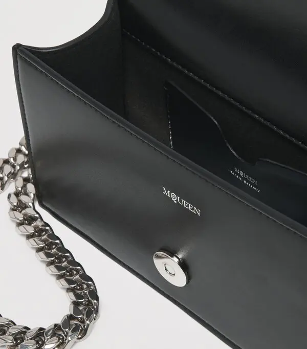 Alexander McQueen Mini Leather Cross-body Bag With Embellishments