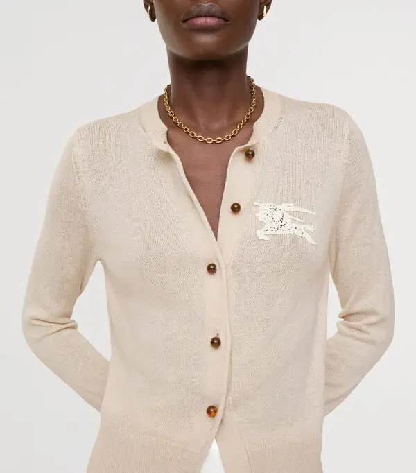 Burberry Wool-cotton Crochet Cardigan