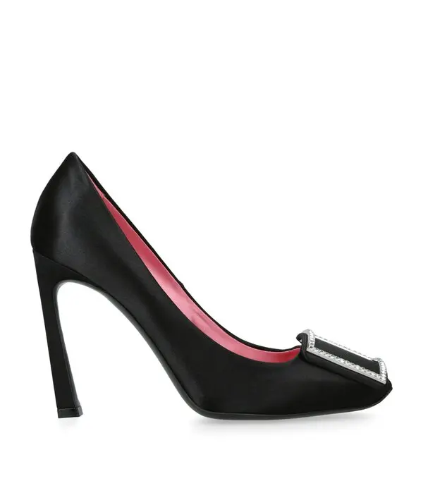 ROGER VIVIER Satin Trompette 100 Pumps
