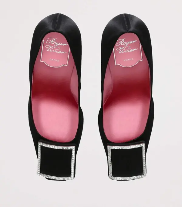 ROGER VIVIER Satin Trompette 100 Pumps