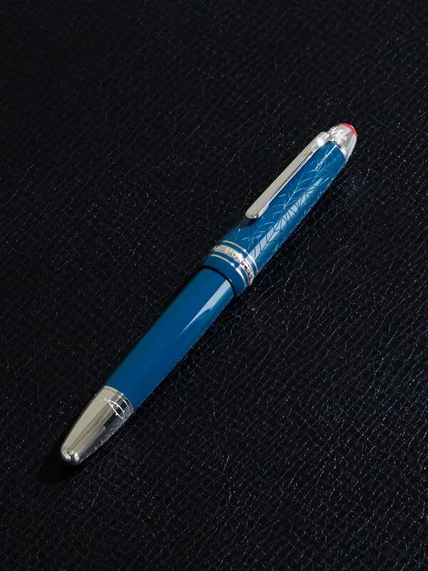 Montblanc Meisterstück Romeo & Juliet Legrand Platinum-plated And Resin Ballpoint Pen - Blue