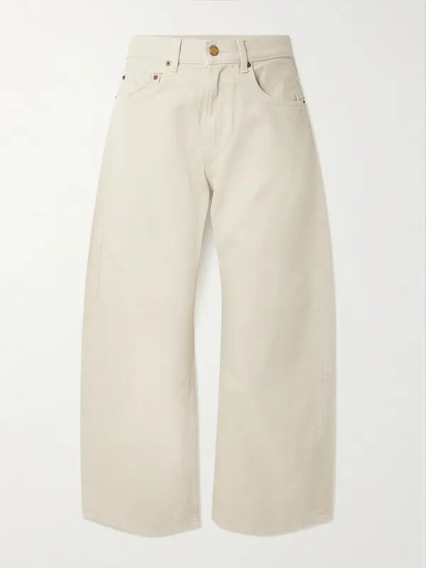 B Sides Floppy Relaxed Wide-leg Jeans - Neutrals