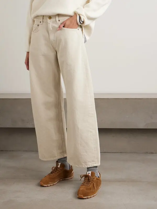 B Sides Floppy Relaxed Wide-leg Jeans - Neutrals