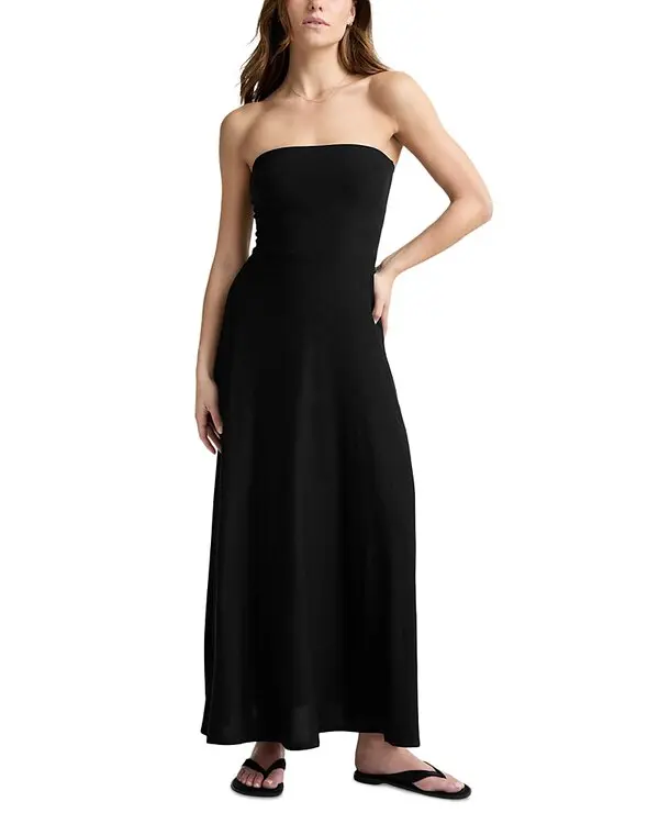 Beyond Yoga Featherweight Strapless Maxi Dress - Darkest Night