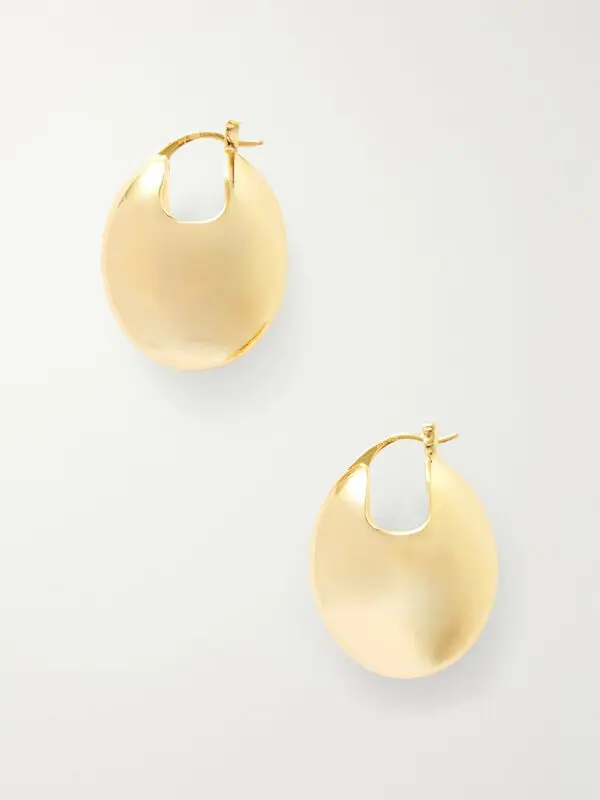 Lié Studio Plated Silver Hoop Earrings - Gold