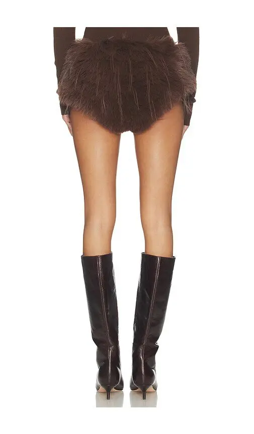 CULTNAKED Faux Fur Micro Shorts