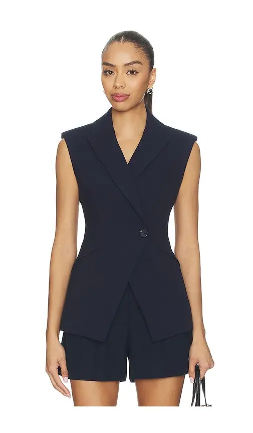 Veronica Beard Ciel Vest - Navy