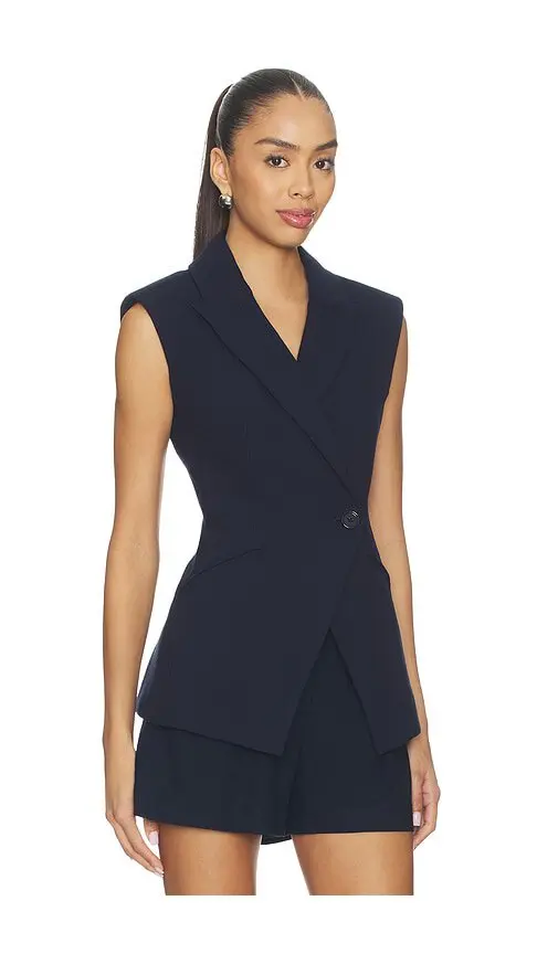 Veronica Beard Ciel Vest - Navy