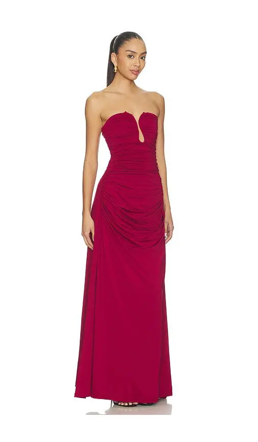 SNDYS. Lilana Maxi Dress - Cherry
