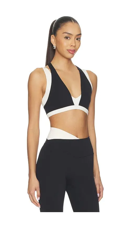 P.E Nation Unity Sports Bra In ,white - Black