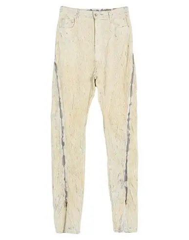 Rick Owens Cotton Jeans - Cream