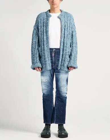 Dsquared2 Tapered Jeans With Leather Trim