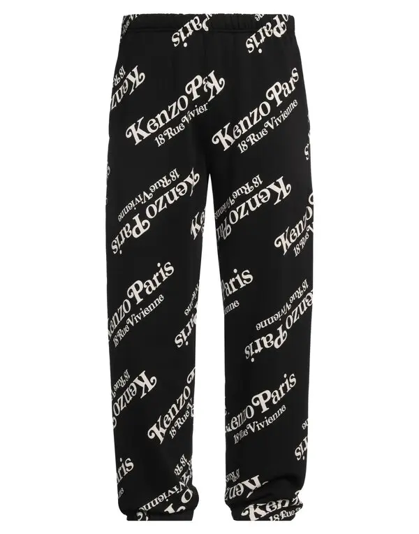Kenzo Pants Size Cotton - Black