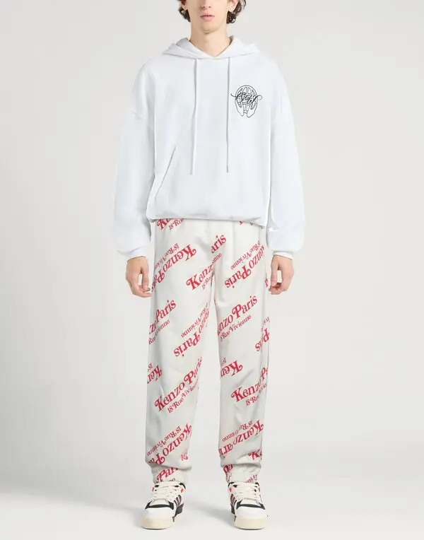 Kenzo Pants Size Cotton - White