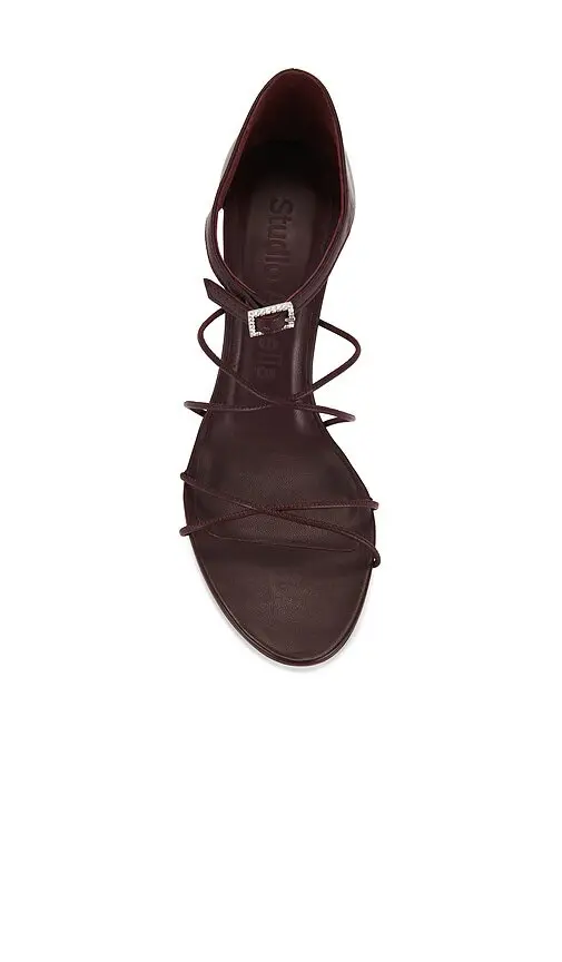 Studio Amelia Greta 90 Sandal - Wine