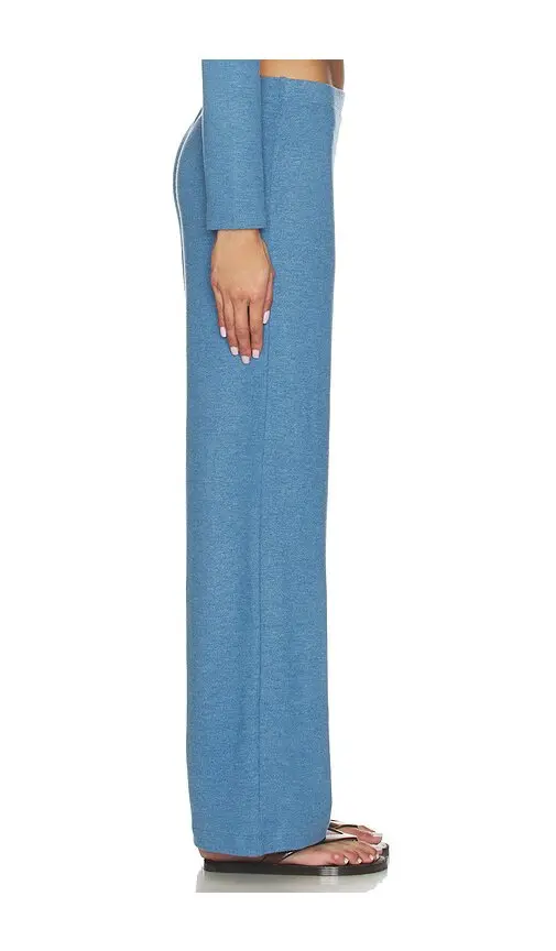 LESET Wide Leg Pant - Blue