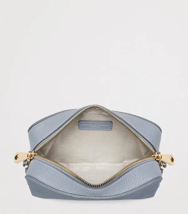 ASPINAL OF LONDON Leather Camera Crossbody Bag