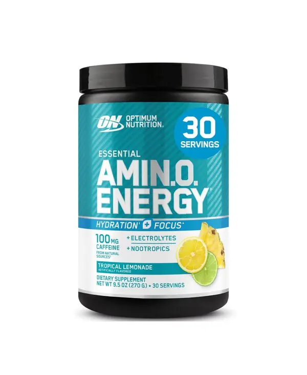 OPTIMUM NUTRITION Essential Amino Energy Hydration Plus Focus Powder - Black